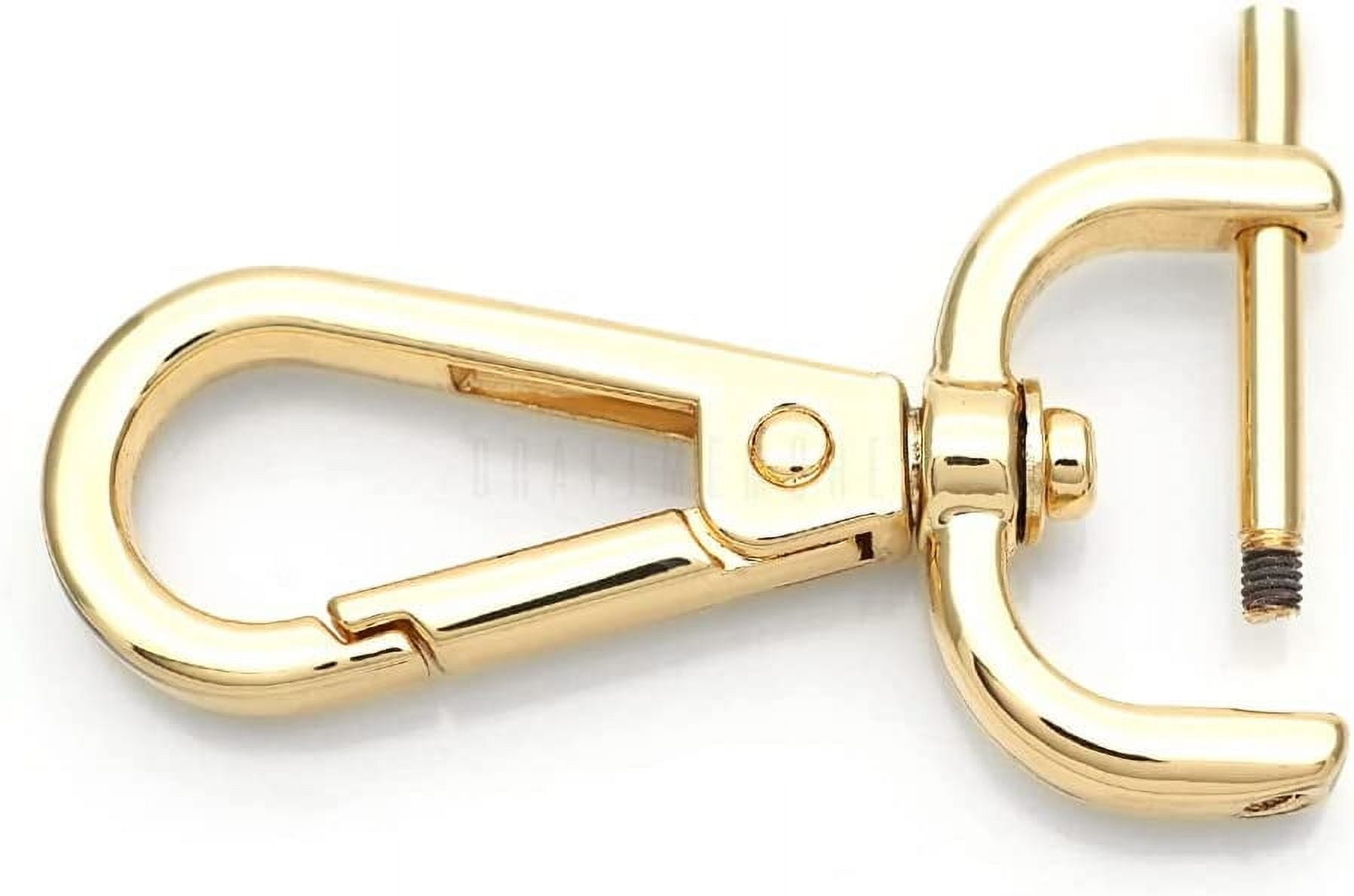 CRAFTME STUDIO Gold 3/4" Detachable Swivel Snap Hook Clasp (2pcs ...