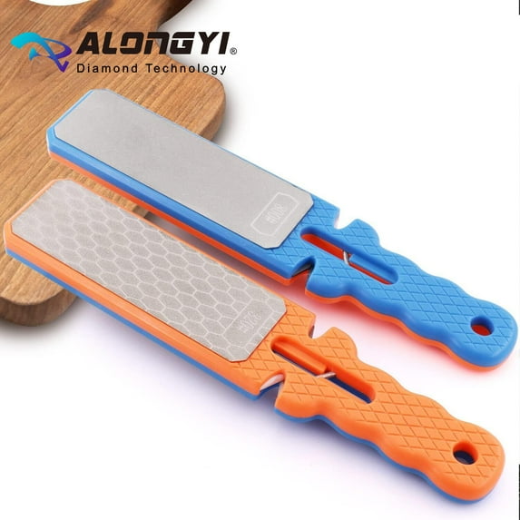 2pcs-Diamond Double Sided Handheld Knife Sharpener 5 in 1 Sharpening ...