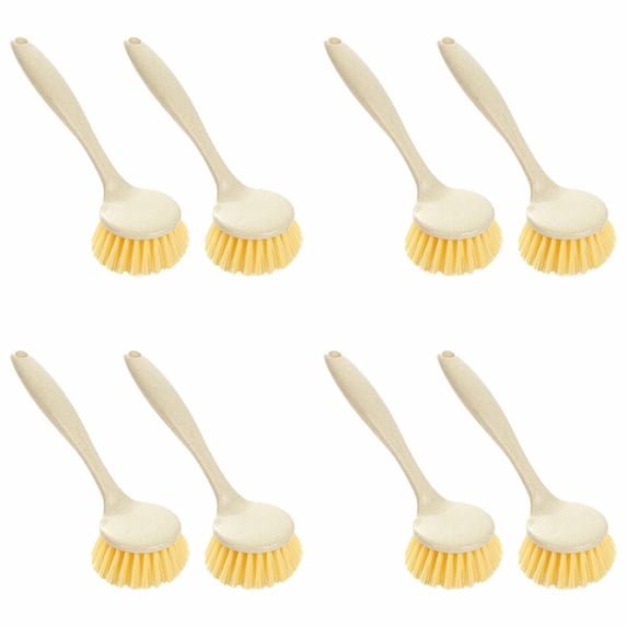 2pcs Dish Brushes With Handle Kitchen Dish Scrub Brushes Dish Scrubbers ...