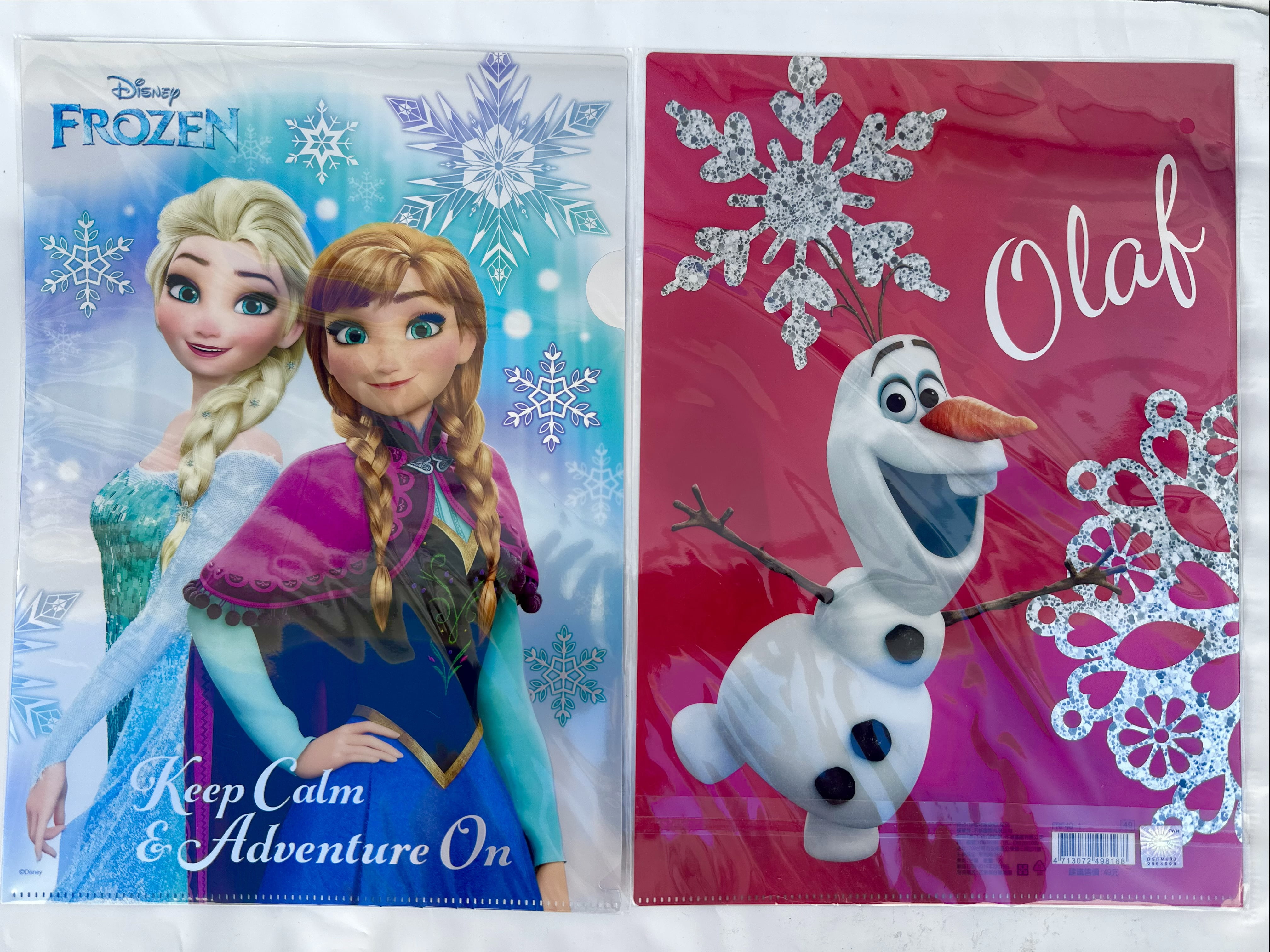 2pcs Disney Frozen Princess And Olaf Folders - school Supply - Walmart.com