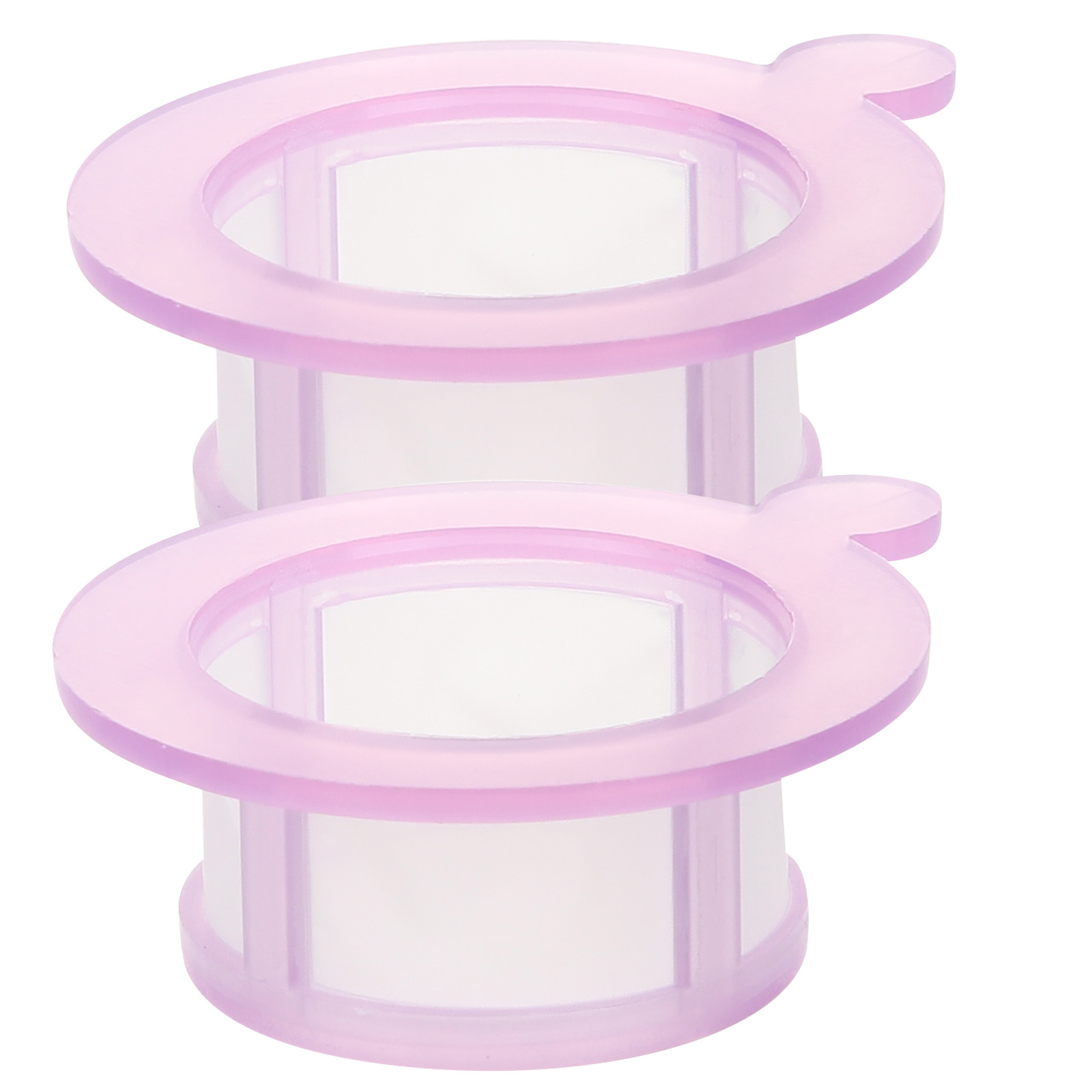 MERRYHAPY Laboratory Experiment Cell Strainer Round Handle Violet 2pcs ...