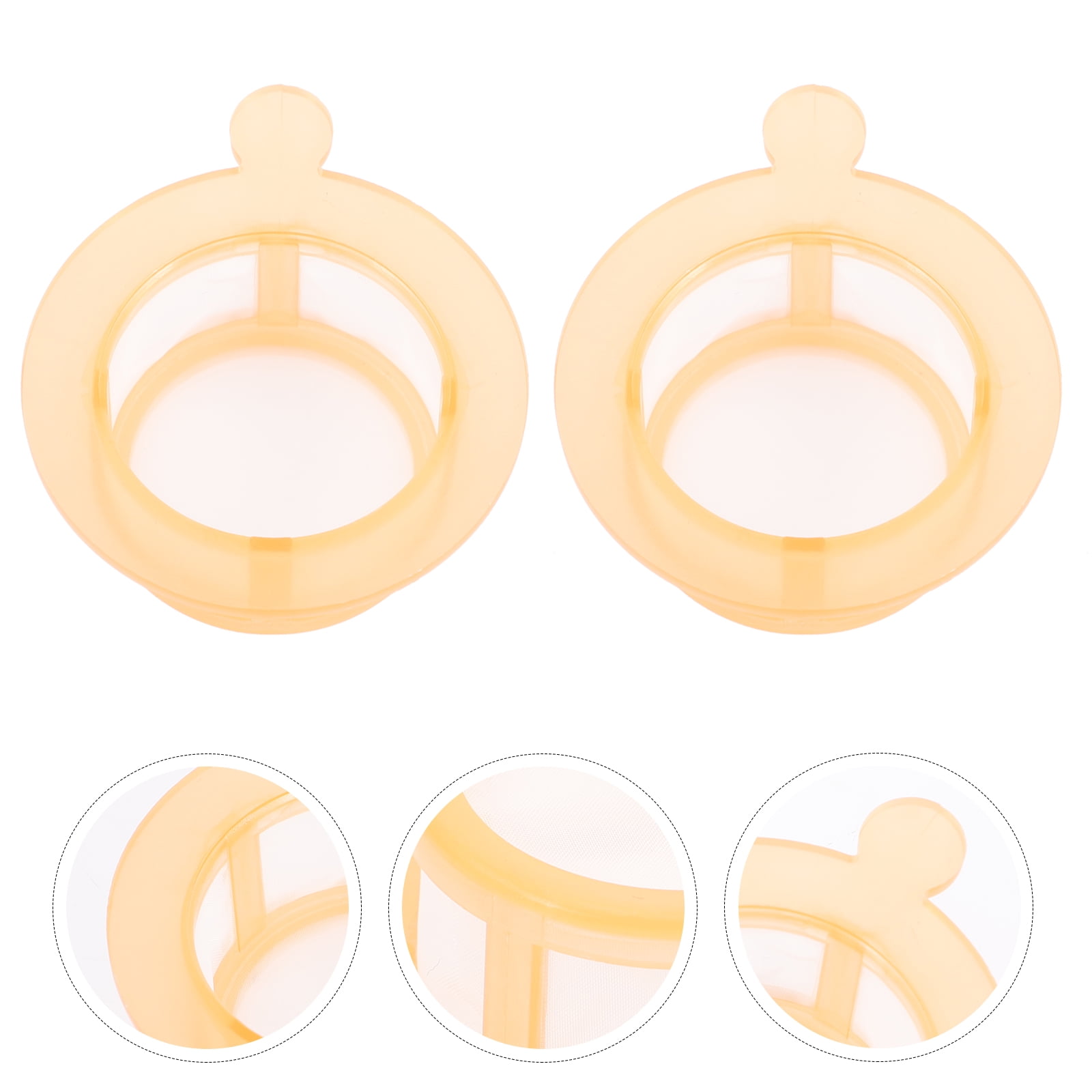 OUNONA Cell Strainers with Nylon Mesh for Laboratory Use Yellow 70μm ...