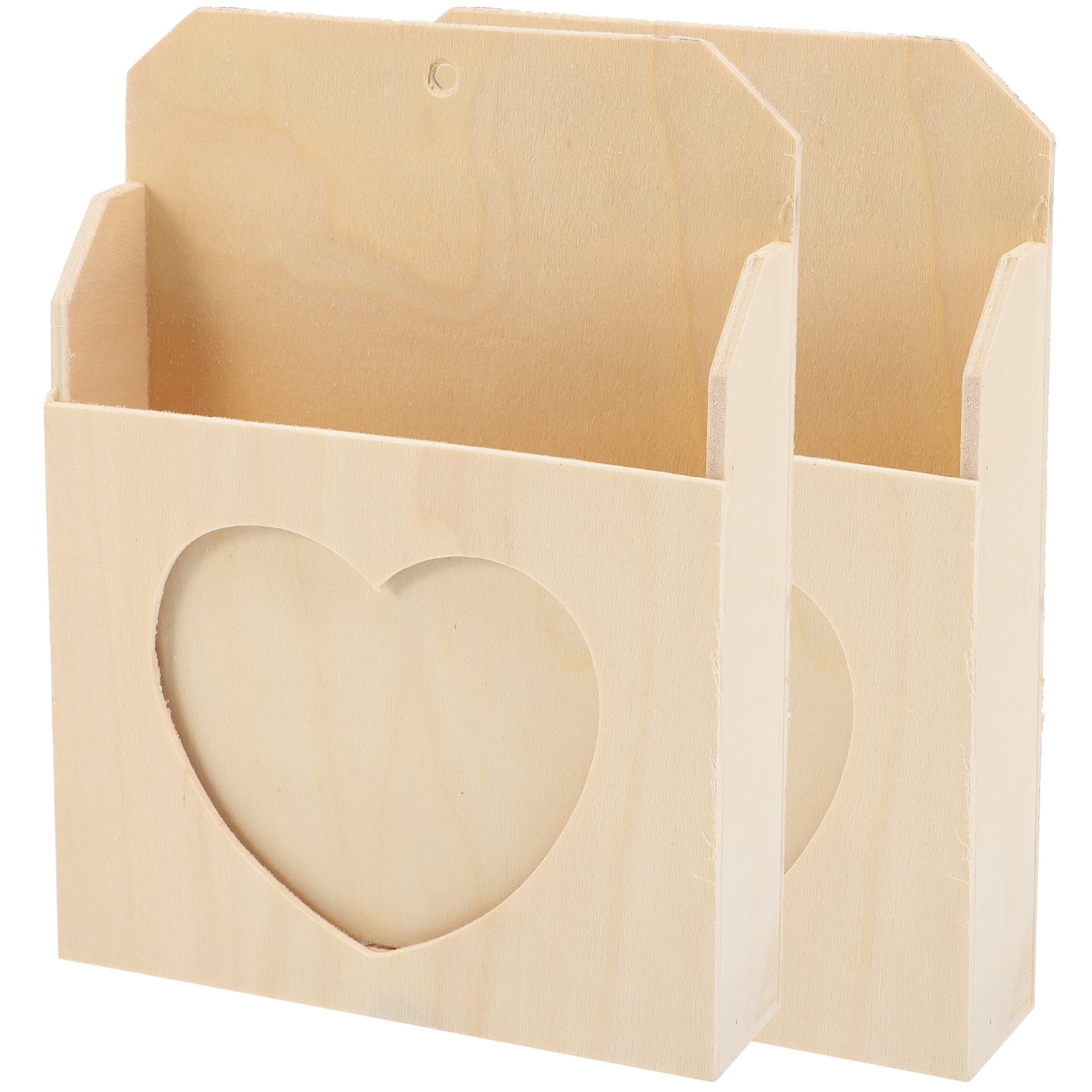 2pcs Diy Use Blank Envelope Storage Box Stationery Pen Holder Color In ...