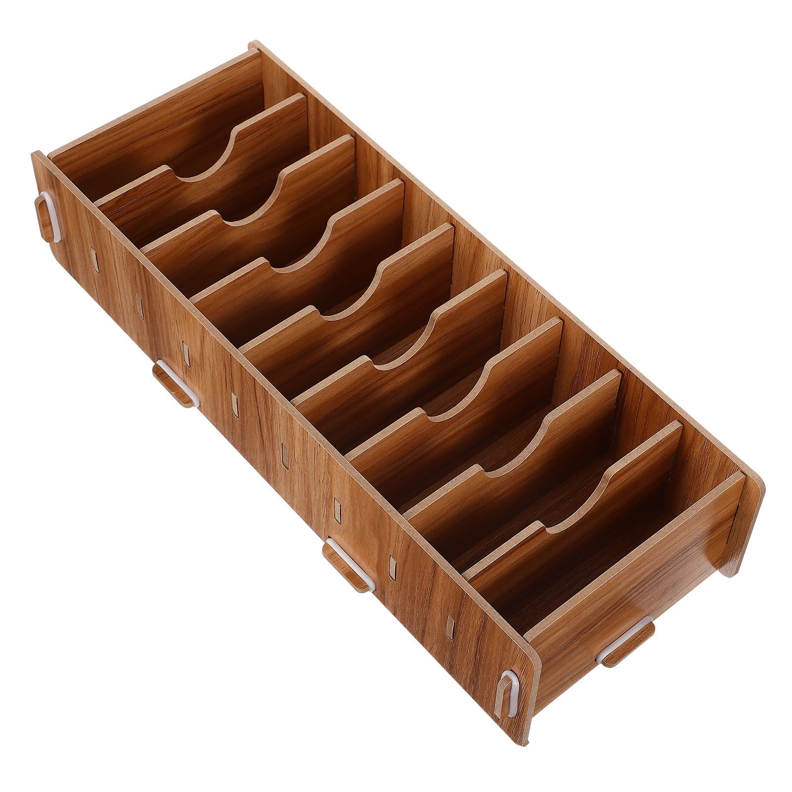 2pcs Diy Wood Divided Storage Case Wooden Desk Organizer for Small ...