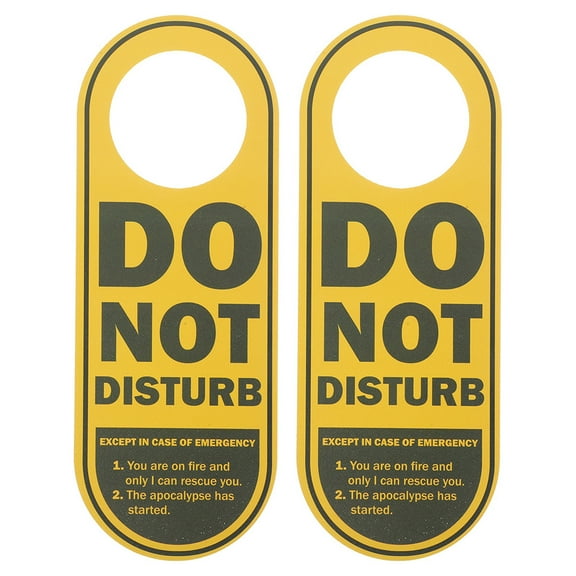 Do Not Disturb Door Sign