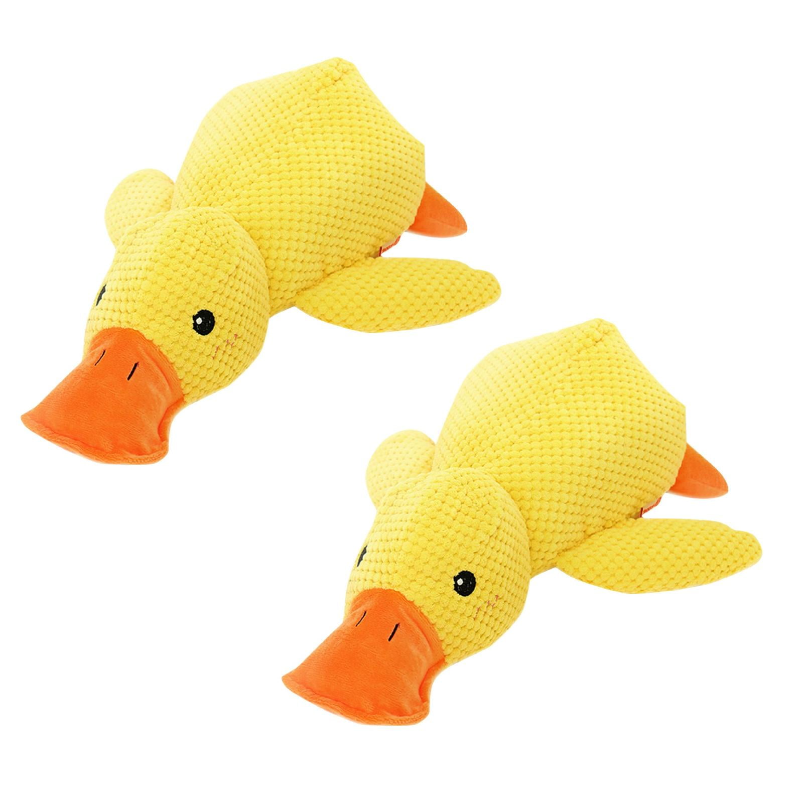 2pcs Dog Calming Quack Toy Interactive Chew Toy for Dogs 9.84inch Ideal ...
