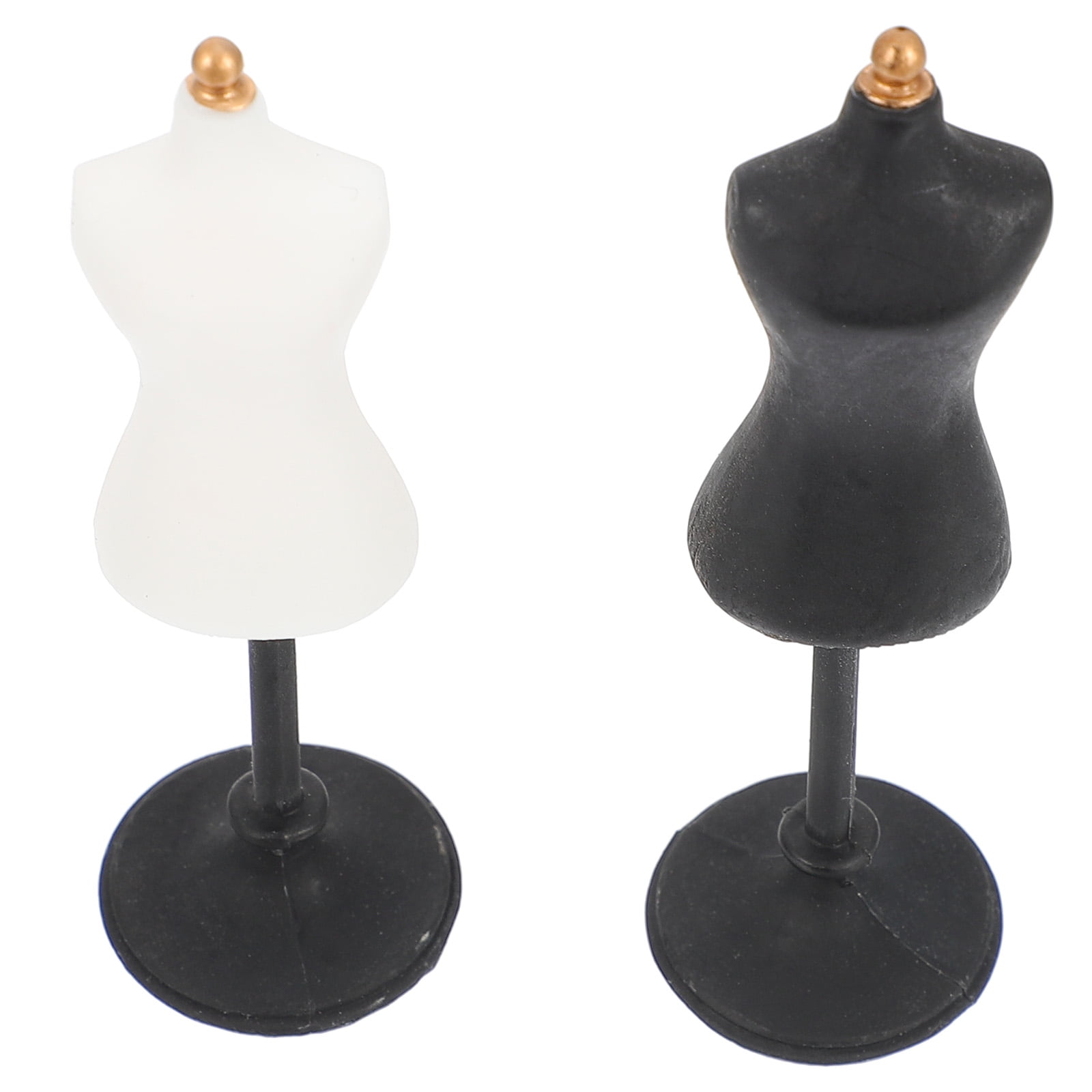 2pcs Doll Dress Form Mini Model Stands Mannequin Model Stand ...