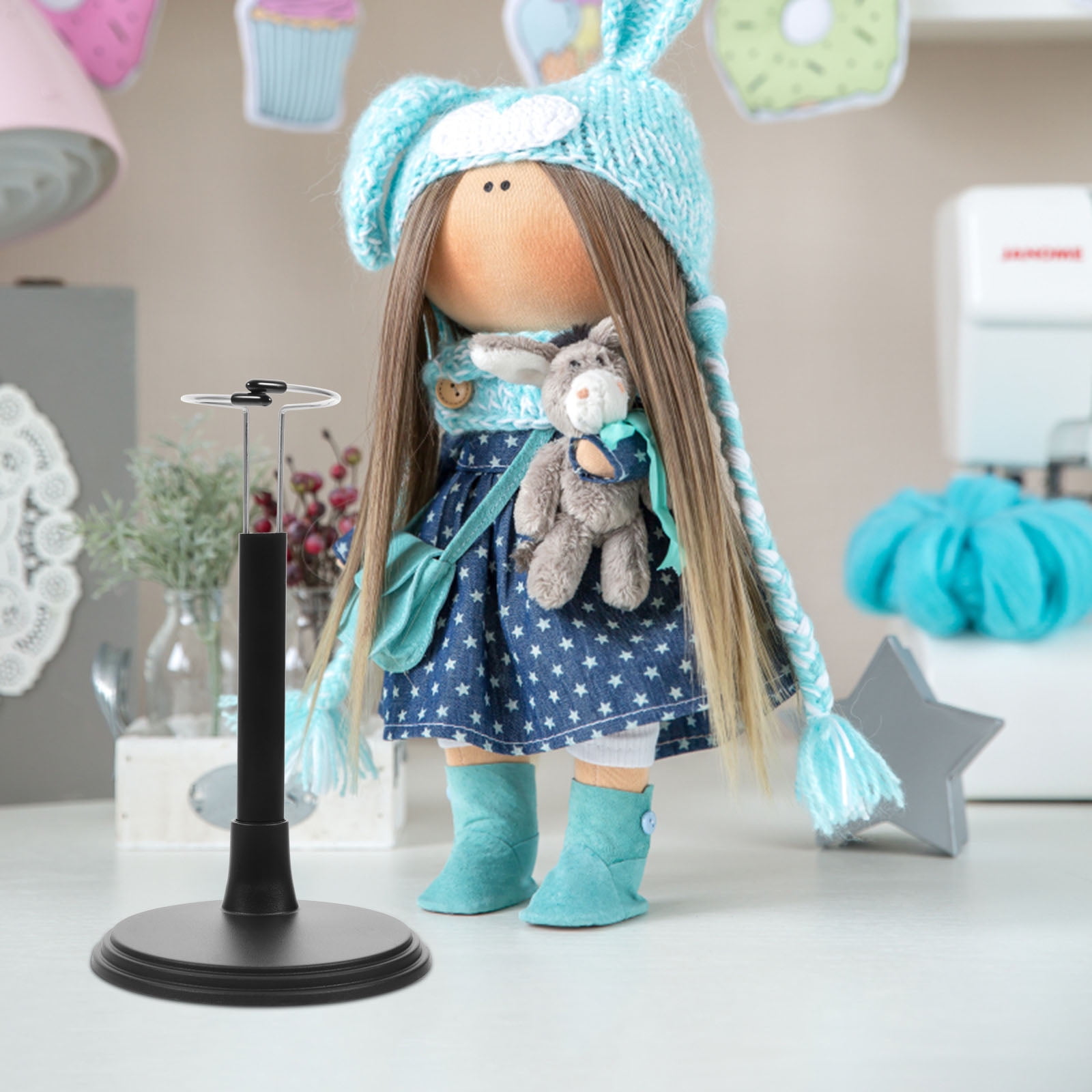 Moluckfu Doll Storage Bracket Iron Home Owners 2Pcs 5.1x3.9x3.4in ...