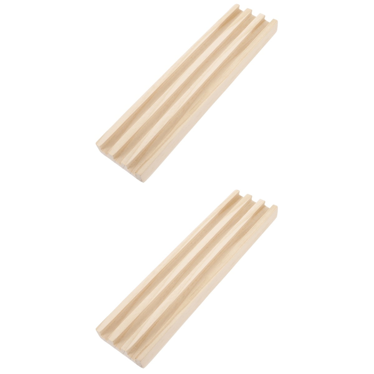 2pcs Domino Holder Wooden Domino Rack Domino Tiles Tray Domino Game ...