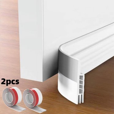 Adjustable Door Draft Stopper 36 Inch White Door Noise Blocker Seal ...