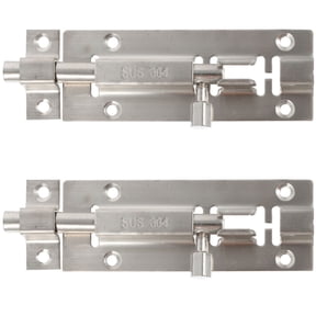 Costyle Door Locks, Stainless Steel Slide Latch Lock, Keyless, Screws ...