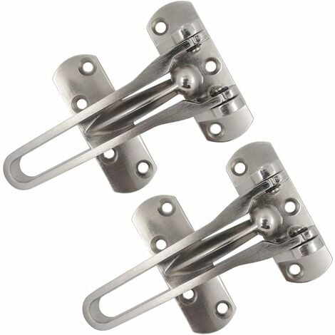 2pcs Door Swing Bar Lock Hotel Door Latch Hotel Style Door Guard Safety ...