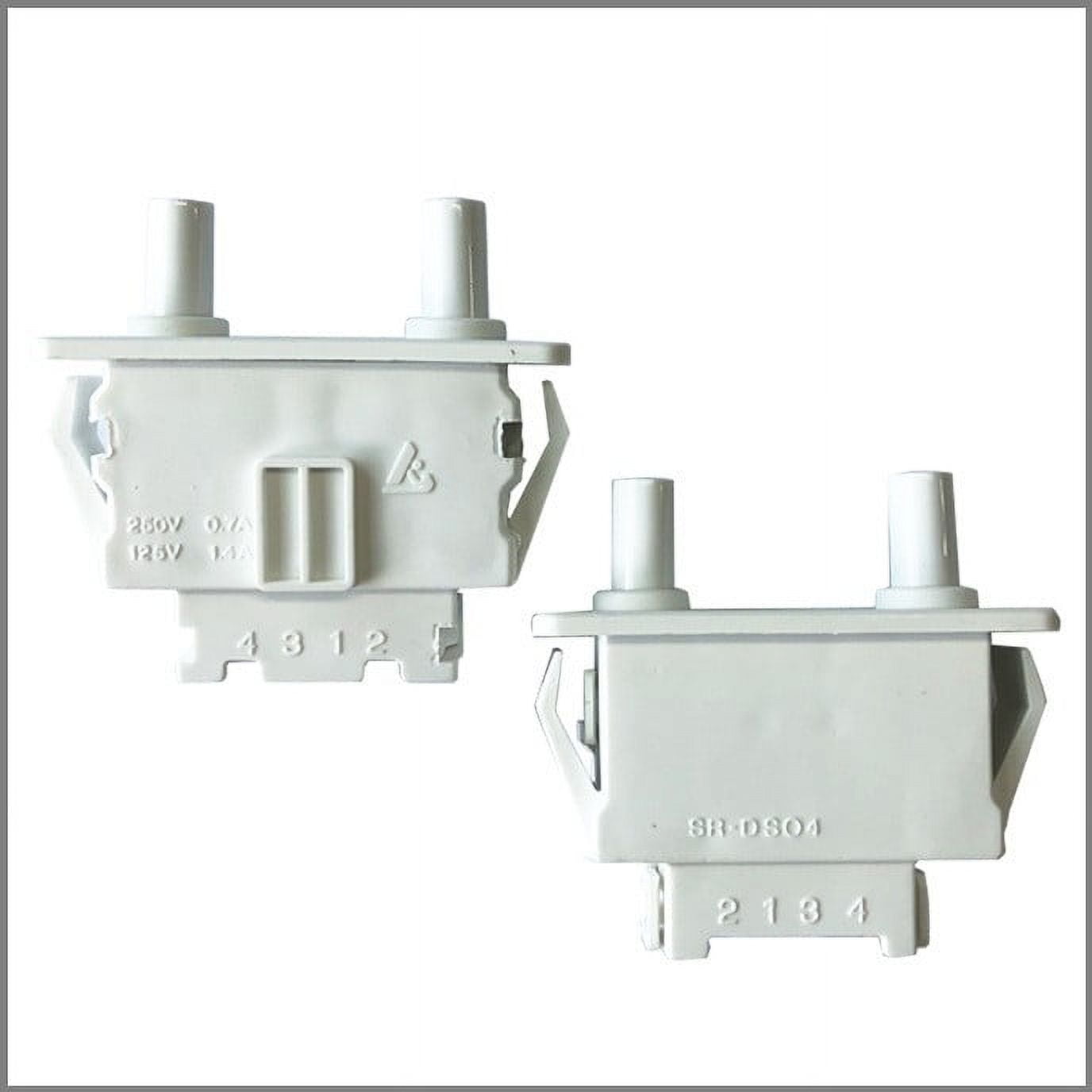 2pcs Door Switch 1.4A 250V 4-Pin Door Switch For Refrigerator Light ...