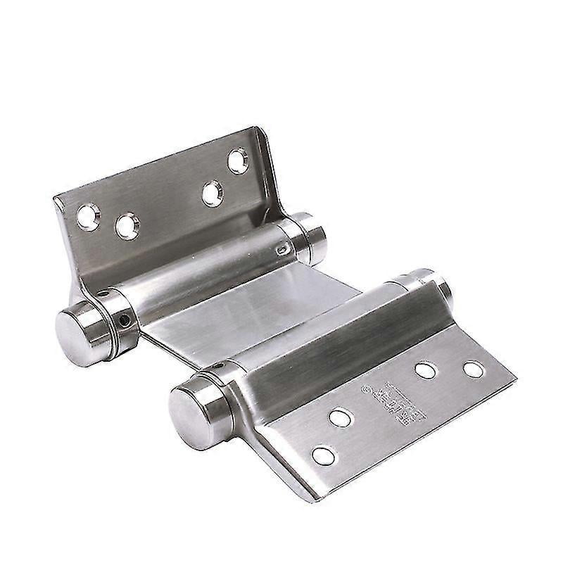 2pcs Double Action Stainless Steel Spring Hinges For Swing Doors Self ...