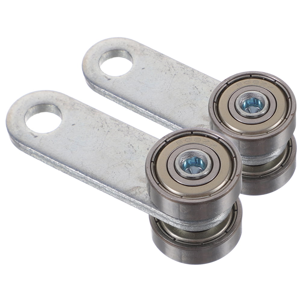 2pcs Double Bearing Wheels Heavy Duty Wheel 24mm Window Door Roller ...