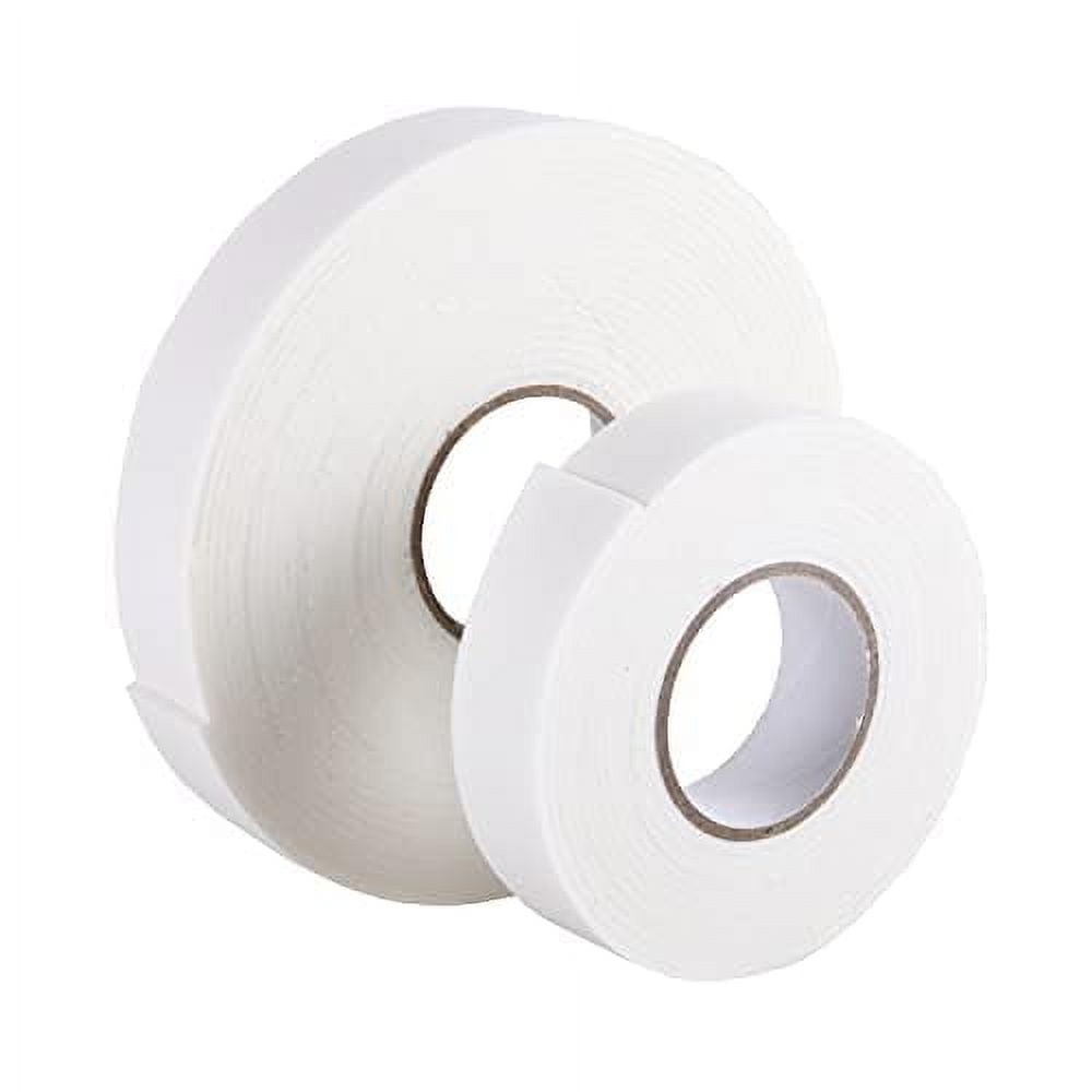 2pcs Double Sided Foam Mounting Tape (2 Assorted Size Rolls, 4 Pack ...