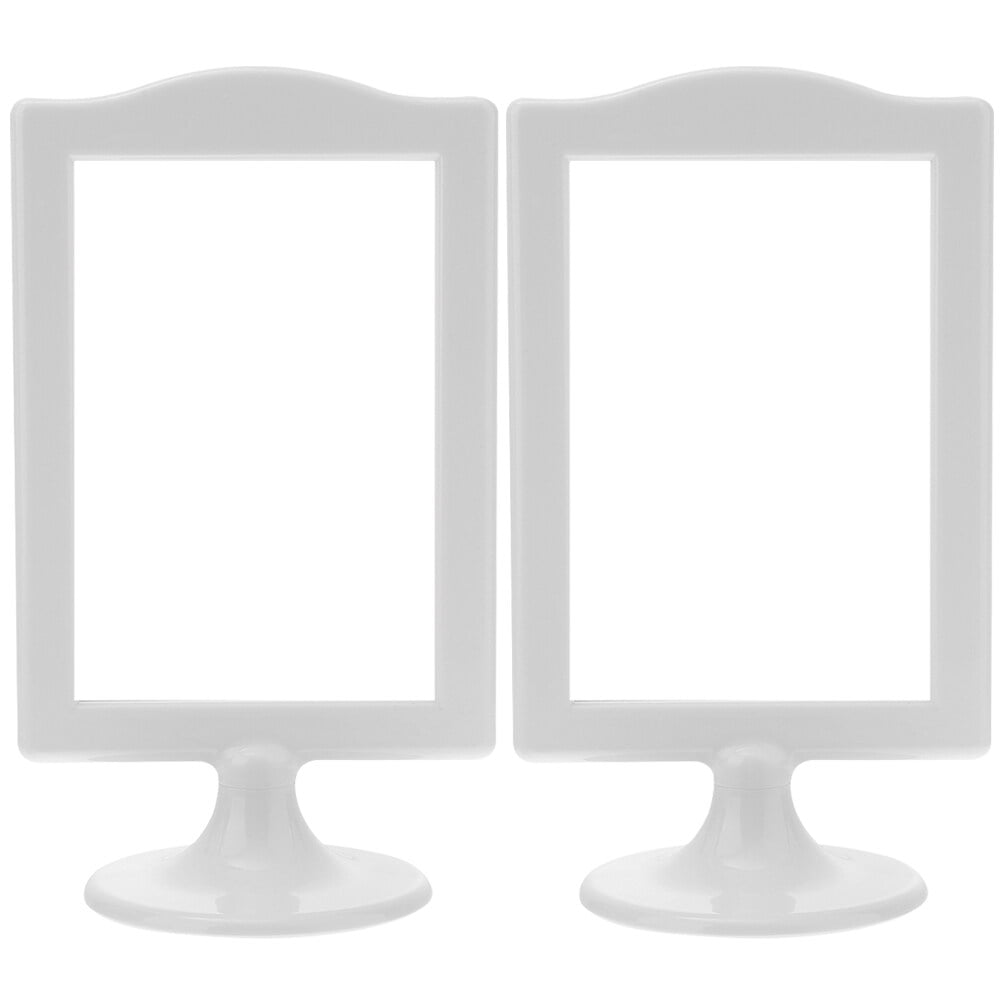 2pcs Double-sided Photo Frames Standing Picture Frames Pedestal Photo ...