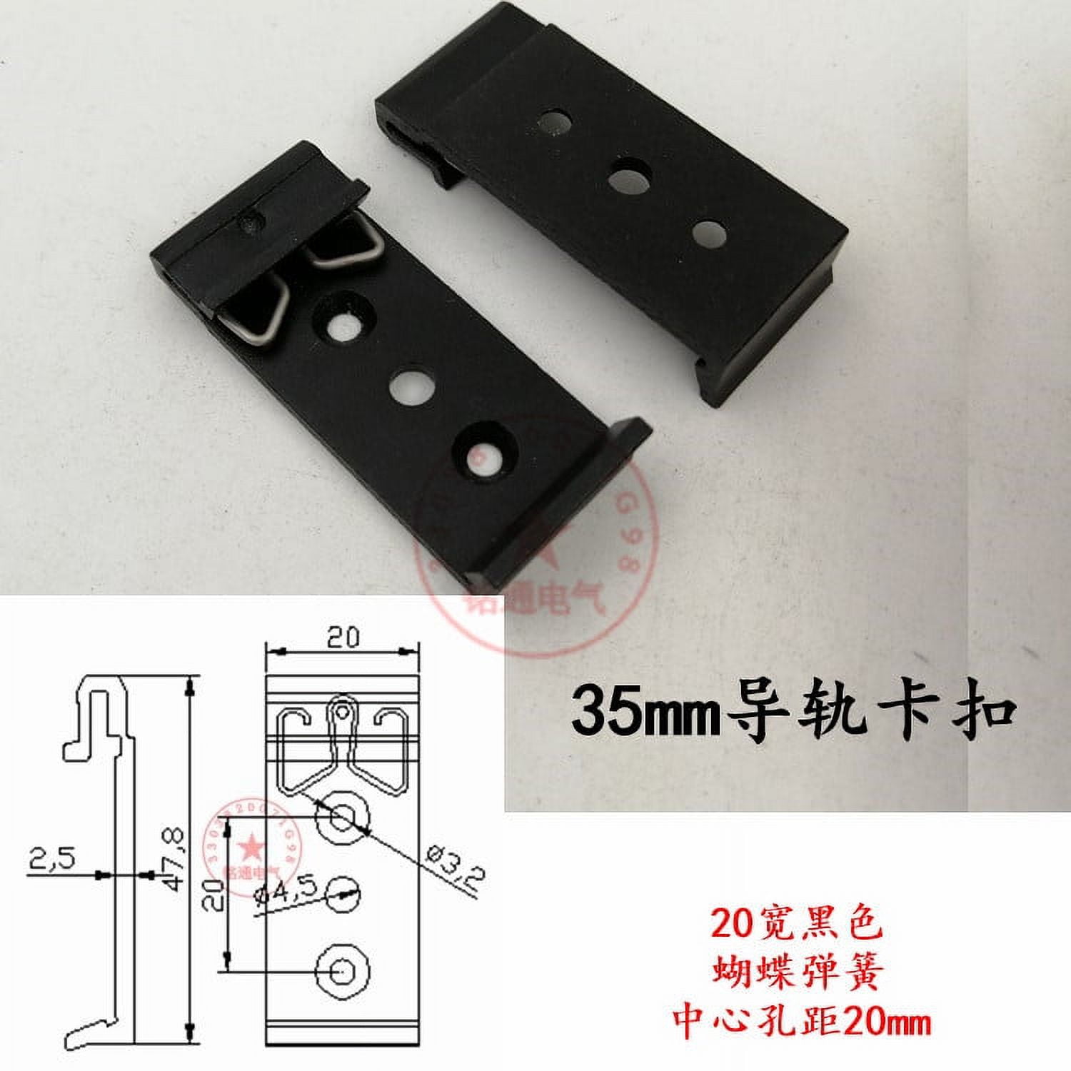 2pcs Drawer Guides Buckles Drawer Rail Mounting Brackets Dresser Drawer ...