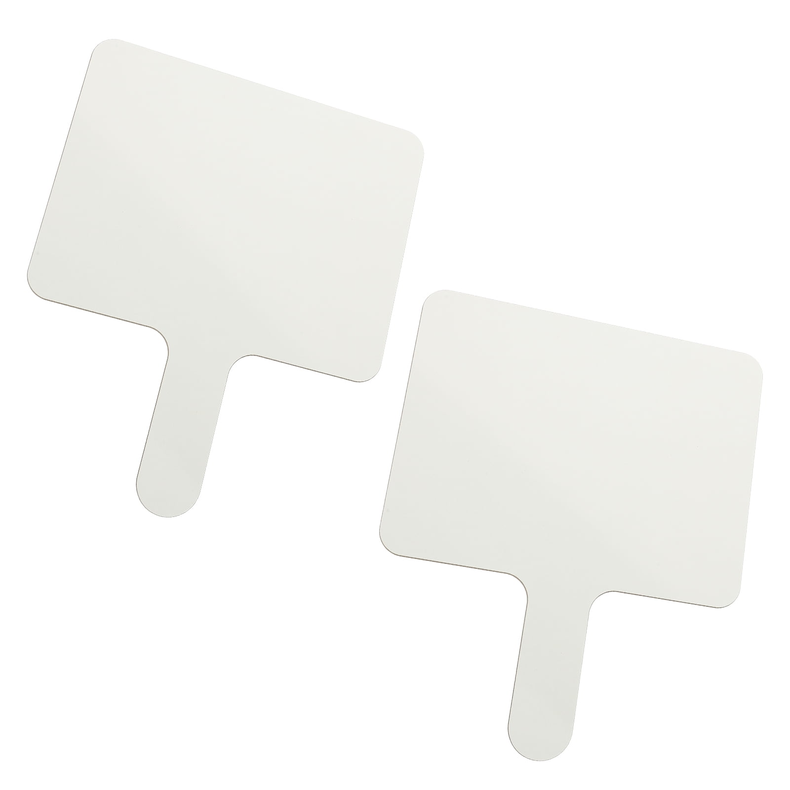 2pcs Dry Erase Answer Paddle Handheld White Board Small Dry Erase Board ...