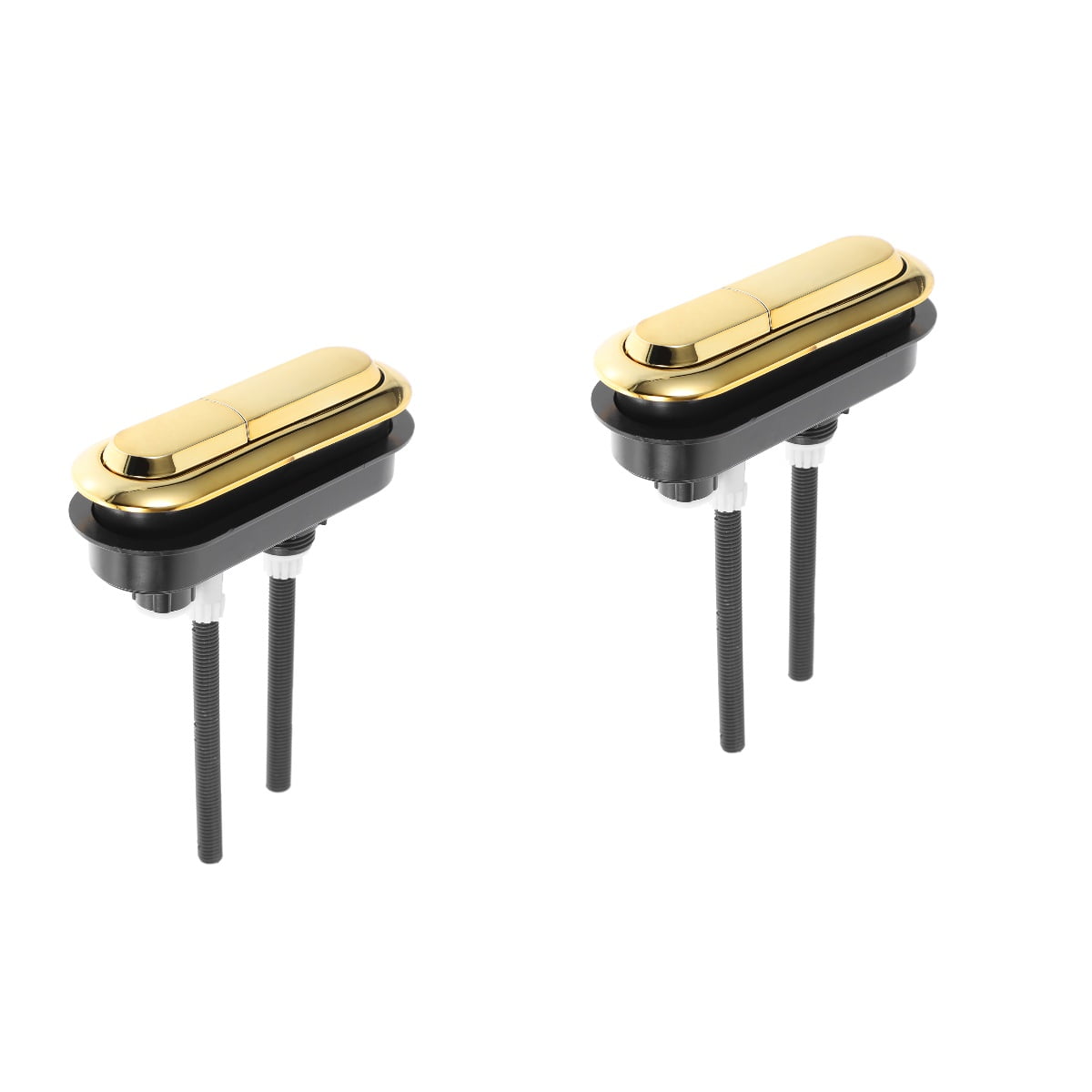 2pcs Dual Toilet Tank Button Bathroom Toilet Push Flushing Button ...