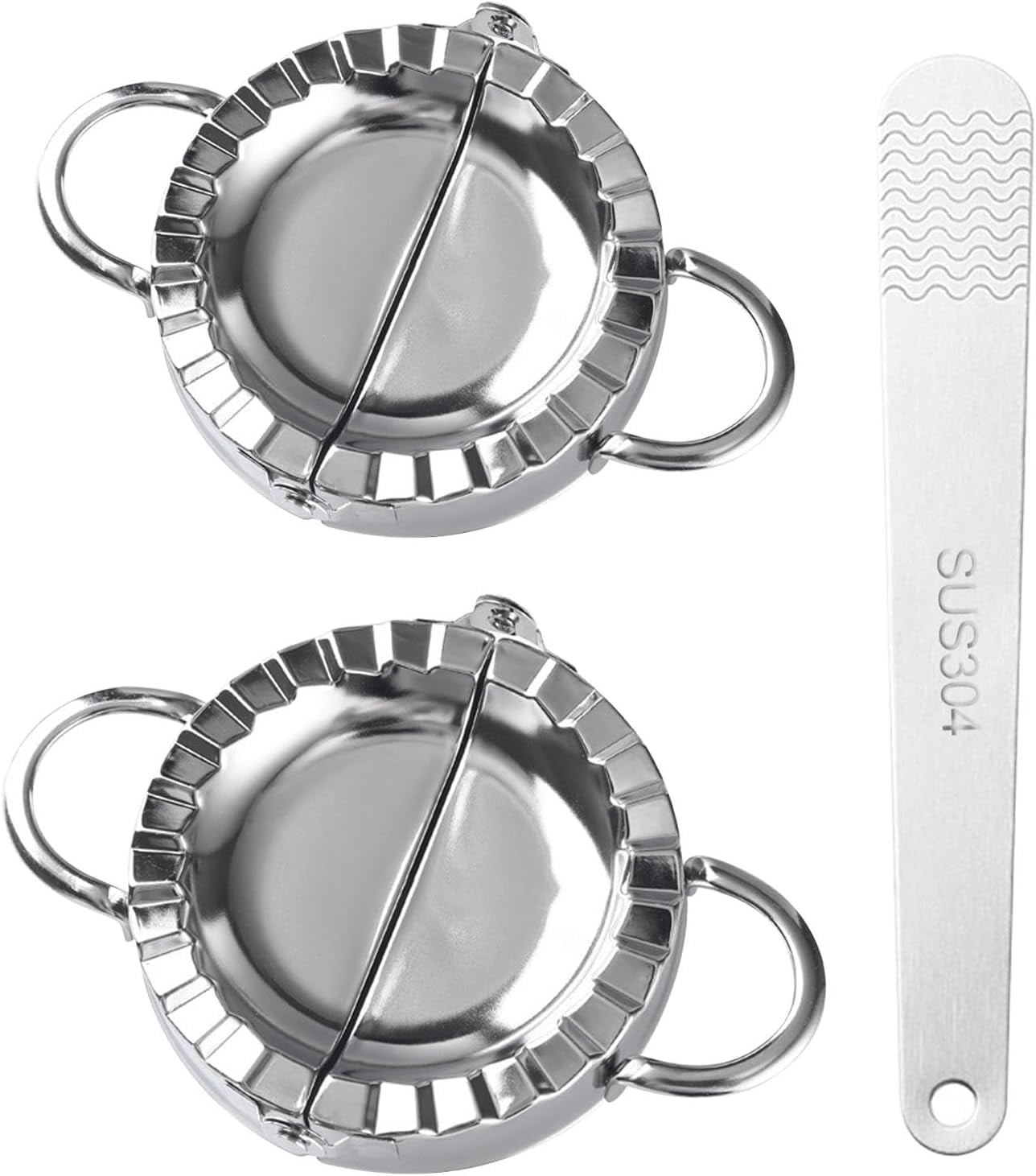 2pcs Dumpling Ravioli Maker Press Stainless Steel Dumpling Maker Mold ...