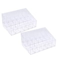 2pcs Dusknt Clearance Item Transparent 24 Grids Lipstick Organizer and ...