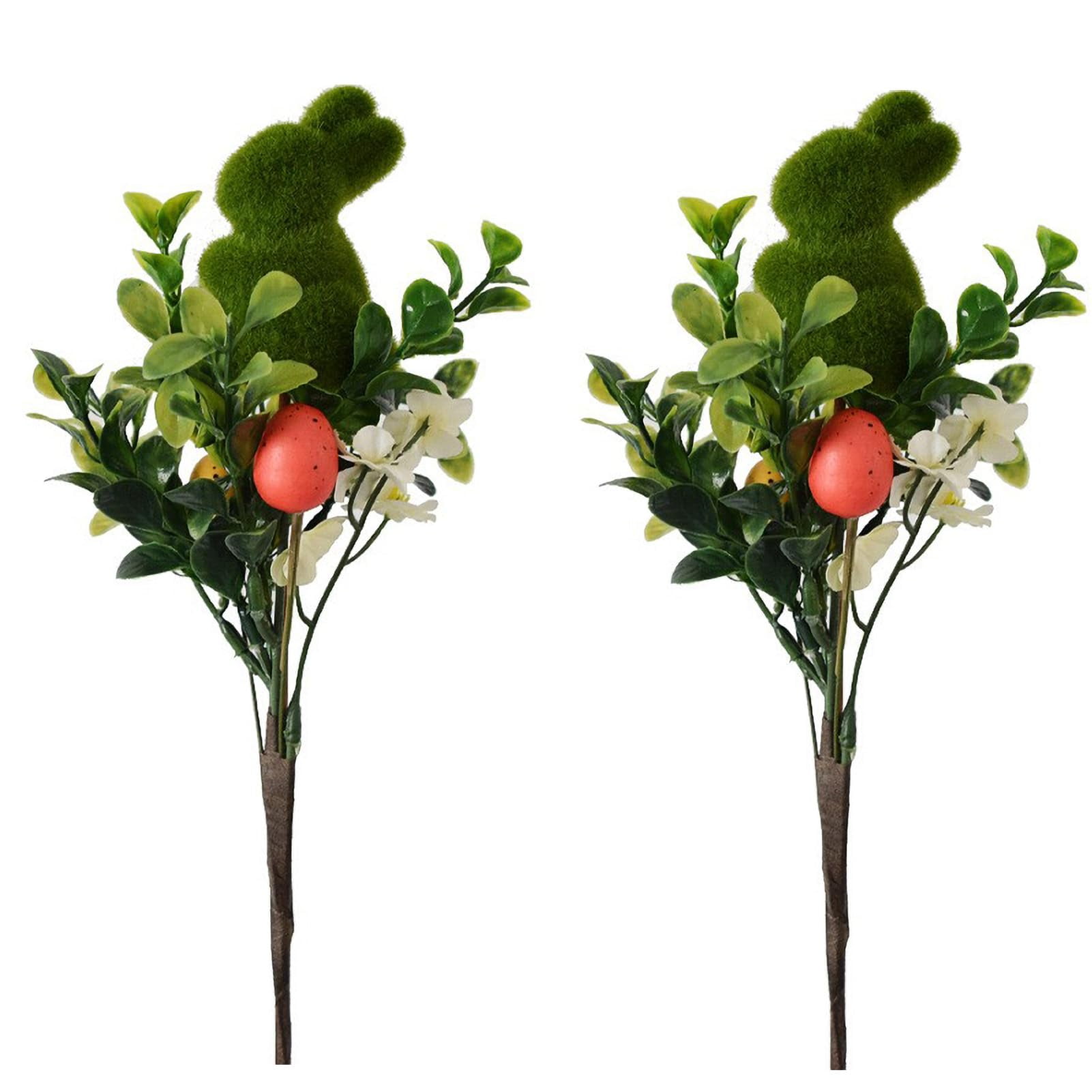 2pcs Easter Decoration Egg Tree Branch, Easter Spray with Easter Eggs ...