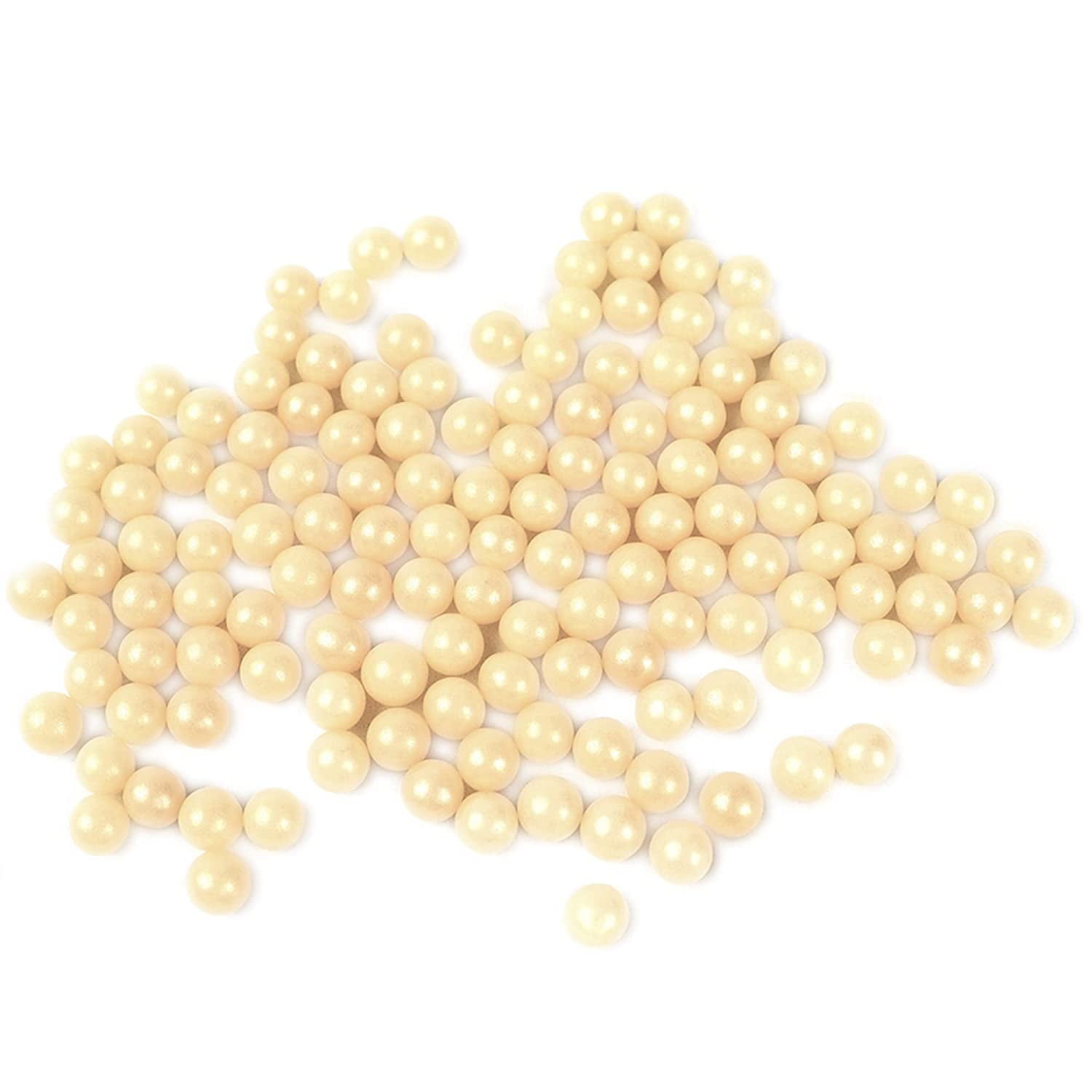 2pcs Edible Sugar Pearls Cake Decoraing Supplies for Bakers: Cookie ...