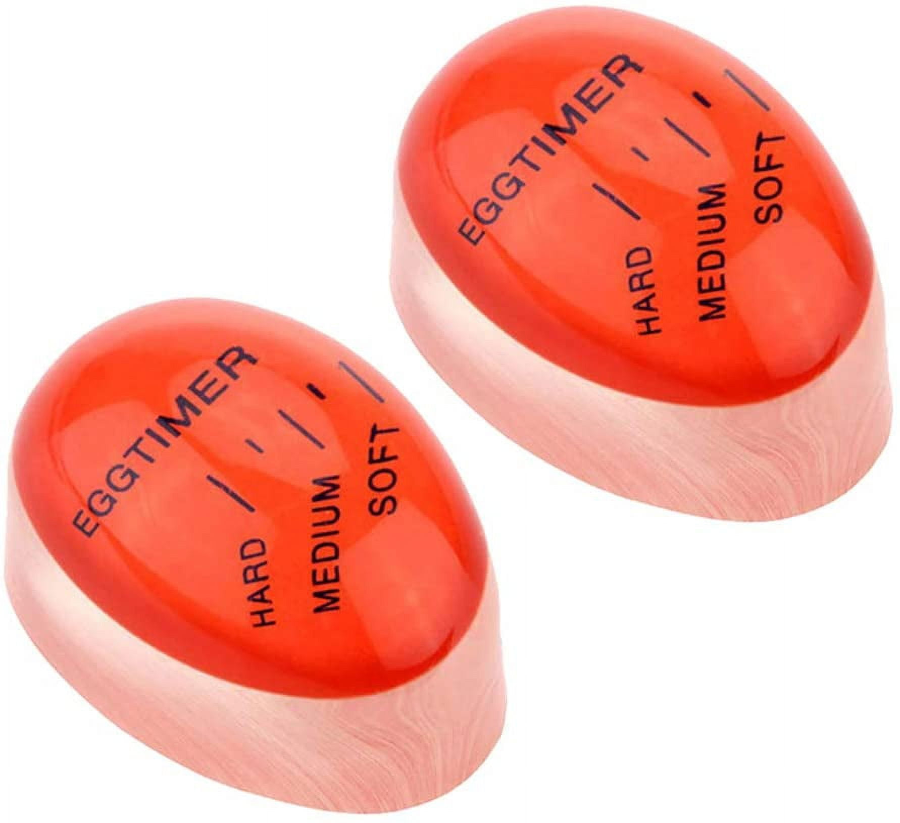 2pcs Egg Timer, Kitchen Gadget Color Changing Boil Eggs Thermometer ...