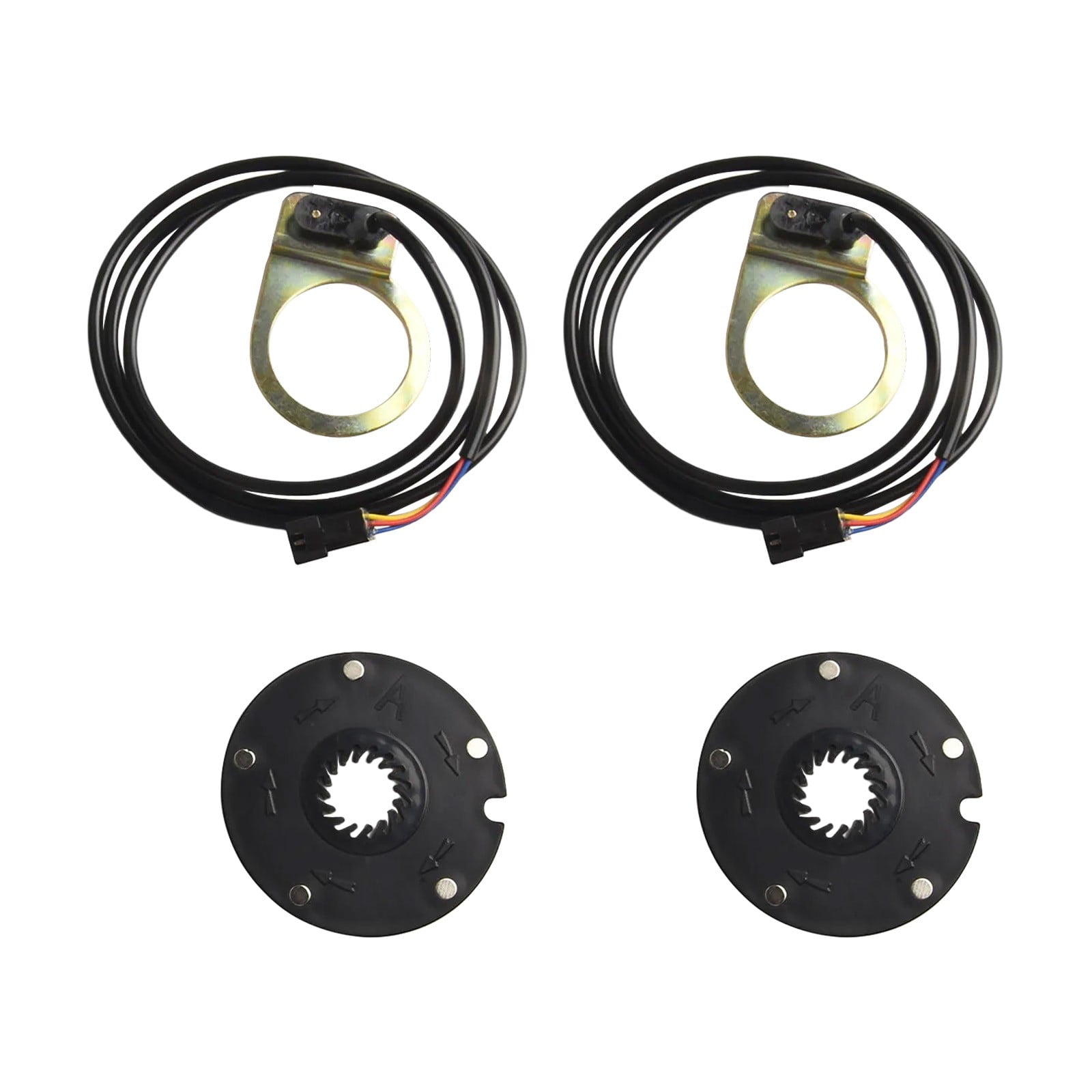 2pcs Electric Bike Pulse Assisted Sensor Column Style 5/8/12 Magnets Speed Pedal Booster E-bike ...