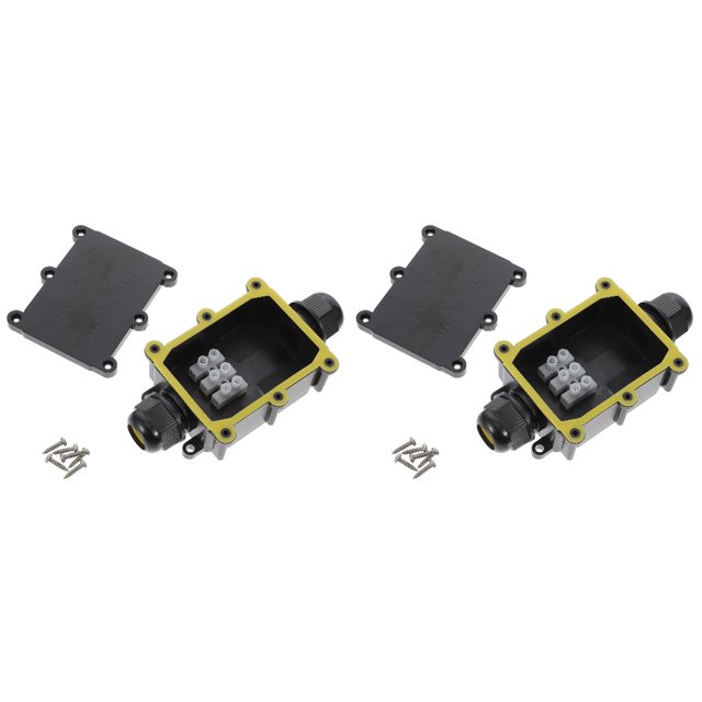 2pcs Electric Power Cord Boxes Waterproof Electrical Junction Box ...