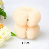2pcs Elegant Retro Mesh Bun Maker Set - Effortless Updos and Ponytails ...
