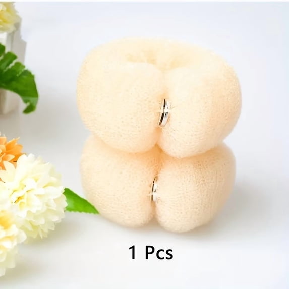 2pcs Elegant Retro Mesh Bun Maker Set - Effortless Updos and Ponytails ...