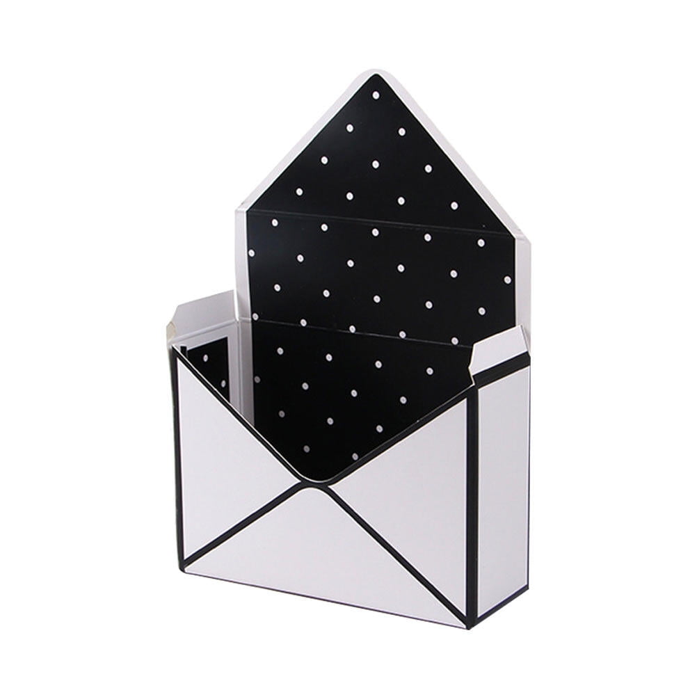 White Envelope Shaped Gift Boxes for Wedding Decor Storage Use Made of ...