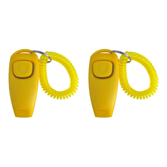 2pcs Ergonomic Dog Clickers Whistles Training Set Plastic Outdoor ...