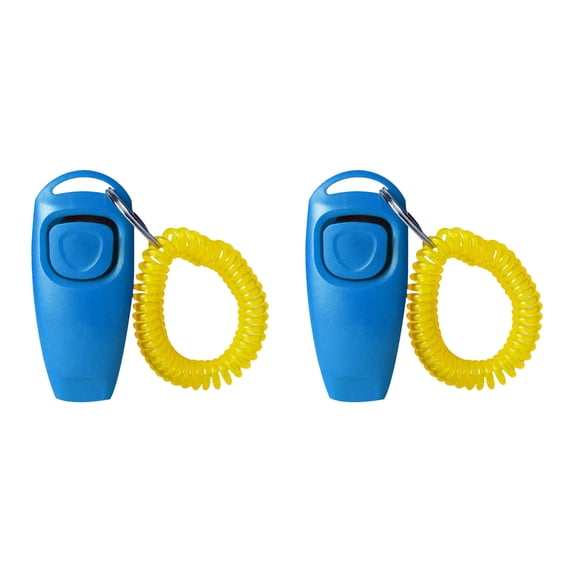 2pcs Ergonomic Dog Clickers Whistles Training Set Plastic Outdoor ...