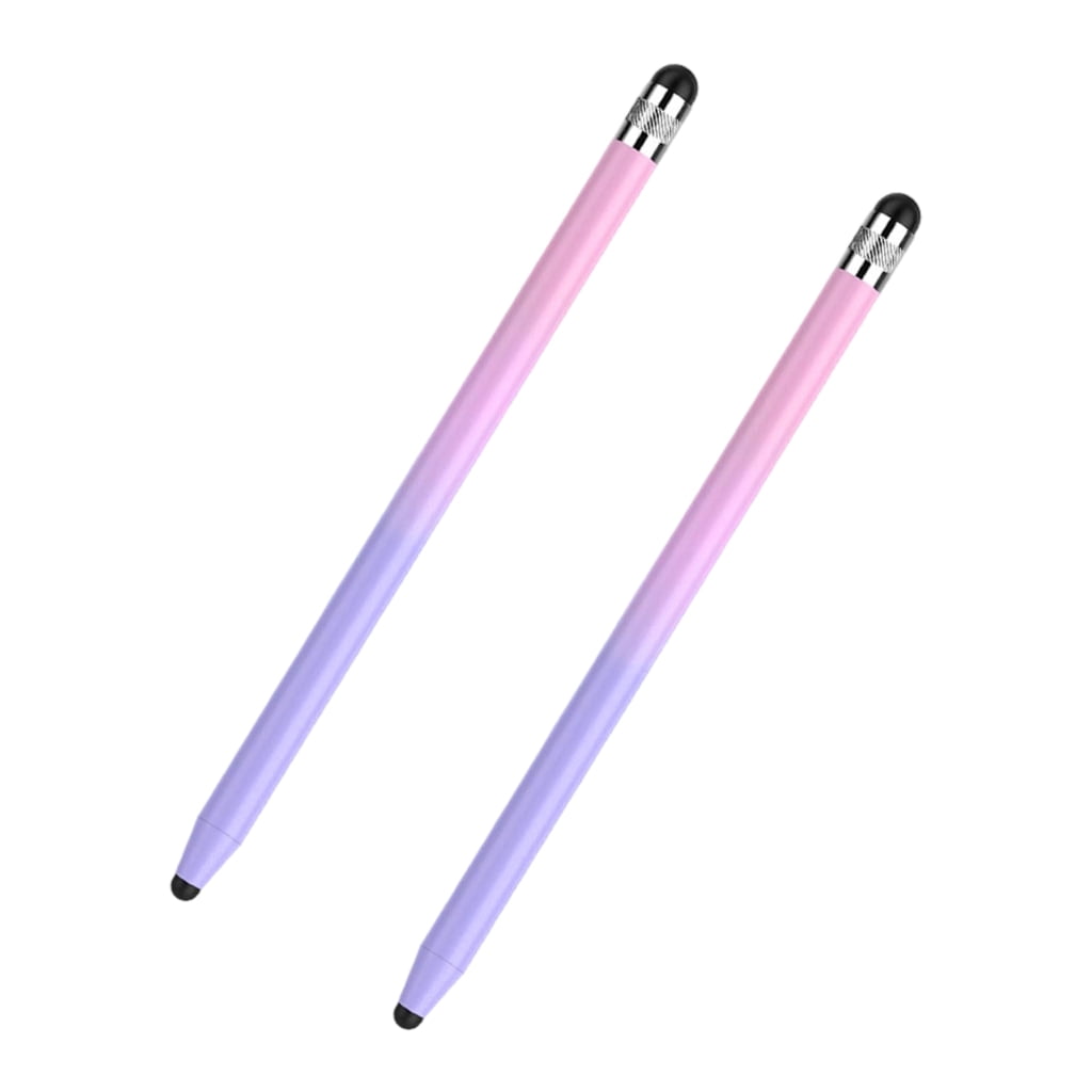2pcs Ergonomic Grip Capacitive Phone Pen for Touch Screens Double End ...