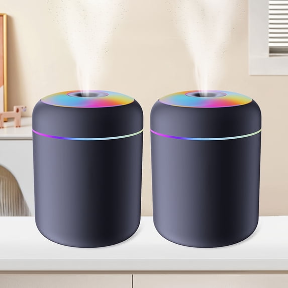 2pcs Essential Oil Aromatherapy Mist Diffuser& Humidifier with Color ...