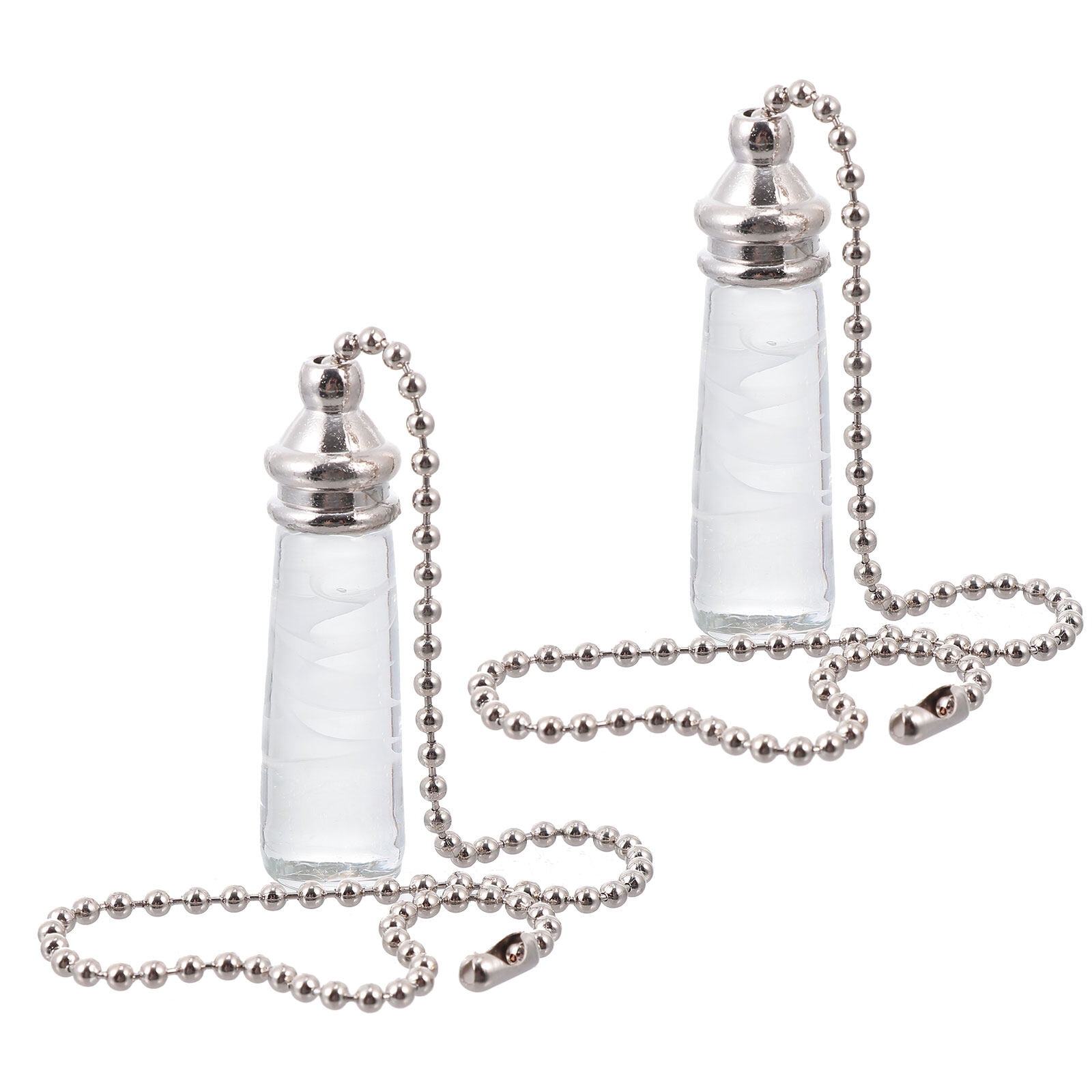 Set of 2 European Style Fan Light Pull Chains for Ceiling Light Hanging ...