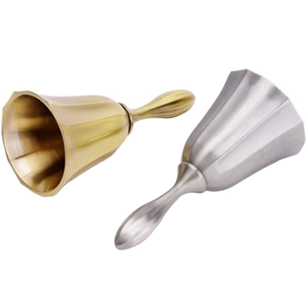 2pcs European Style Handbell Restaurant Service Bell Simple Countertop ...