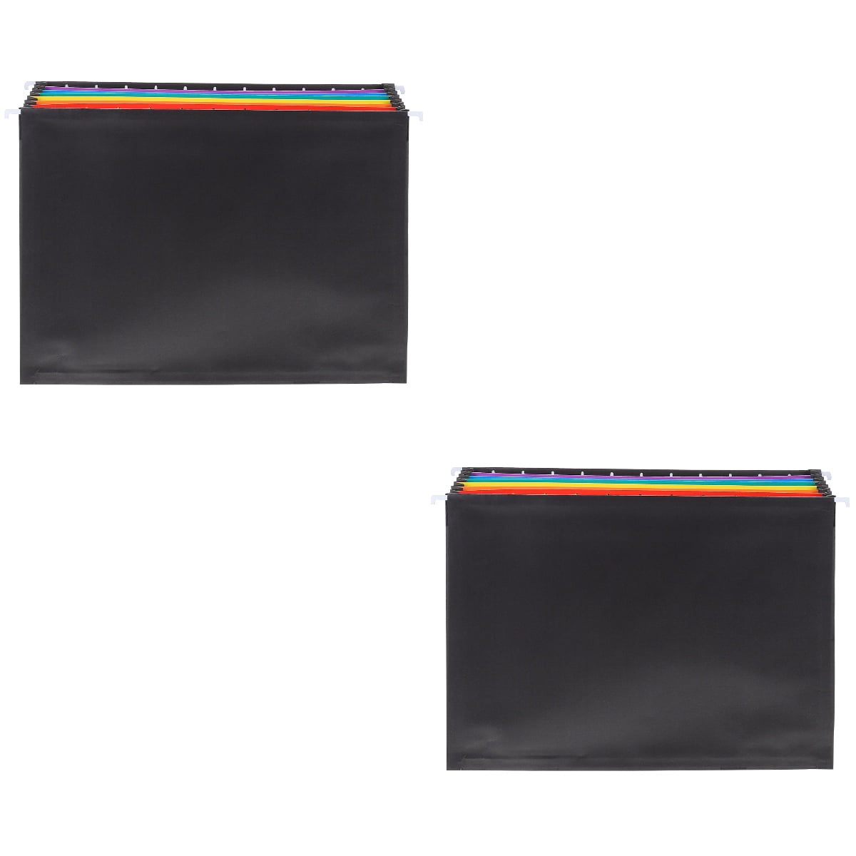 2pcs Expandable Accordion Folder Hanging Files Organizer Office ...