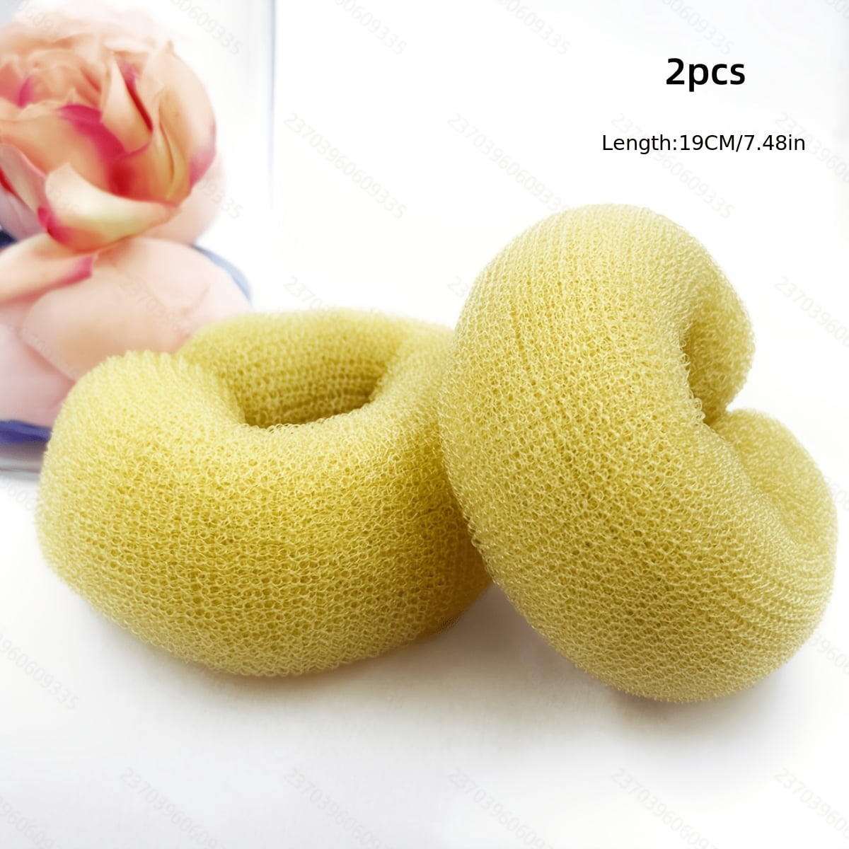 2pcs Exquisite Retro Mesh Bun Maker - Hollow Hair Donut, Classic Bun ...
