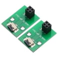 2pcs FFC FPC Connector Board 4 Pins 0.5mm Socket to 2.54mm Double Row Female Header Strip ...