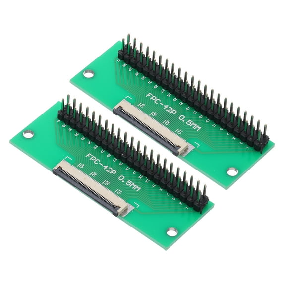 2pcs FFC FPC Connector Board 42 Pins 0.5mm Socket to 2.54mm Double Row ...