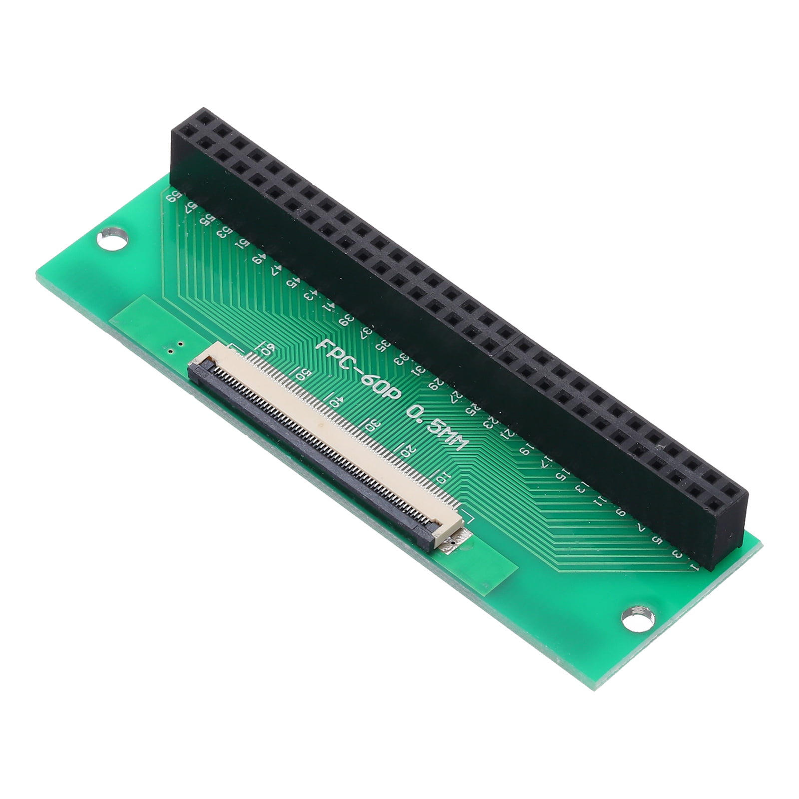 2pcs FFC FPC Connector Board 60 Pins 0.5mm Socket to 2.54mm Double Row ...