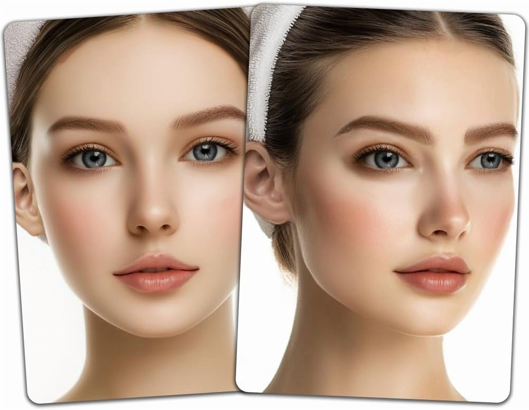 2pcs Face Painting Practice Board A4 Size Reusable Makeup Painting ...