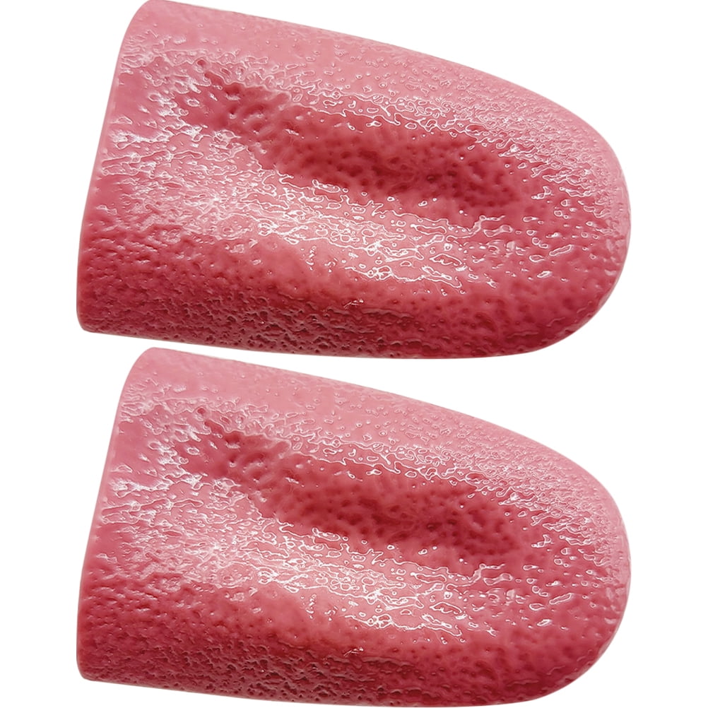 2pcs Fake Tongue Models Realistic Tongue Decorations Fool's Day Tongue ...