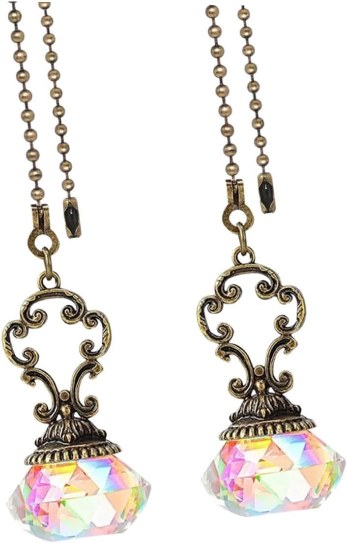 2pcs Fan Light Hanging Chain Home Décor Ceiling Light Dangle Ceiling ...