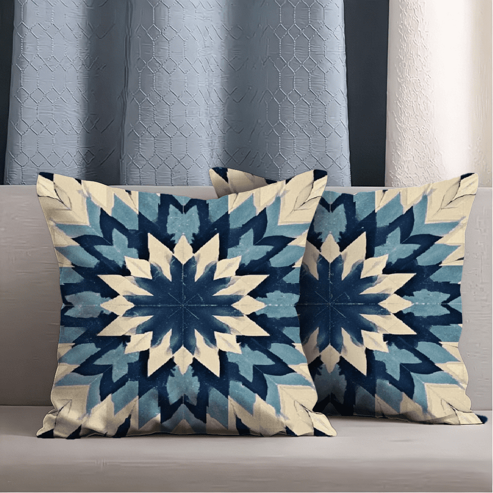 2pcs Farmhouse-Style Barn Quilt Featuring a Star-Striped Design short ...