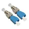 2pcs Fault Locator Fiber Adapter FC Male to LC Female SM 9/125 Hybrid Reusable Low Loss Fiber ...